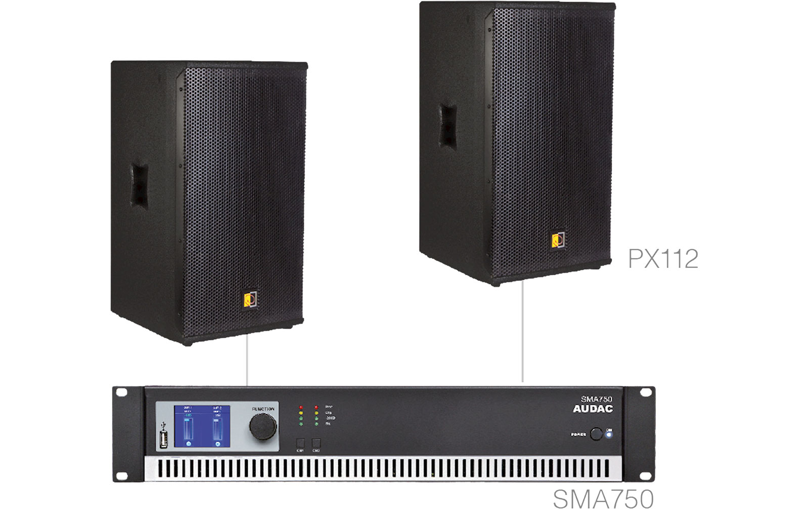 Audac FORTE 12.2 B Lautsprecher-Set | Music and More Store, Leipzig
